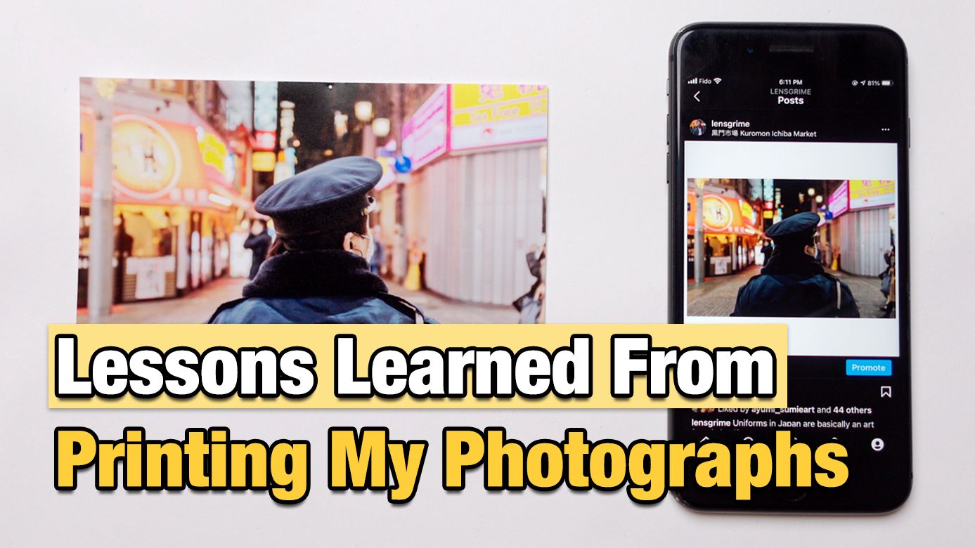 Lessons Learned From Printing My Photographs