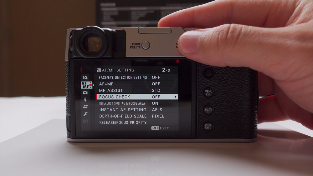 Fujifilm X-Pro1 Back-button Focusing (AF-L)