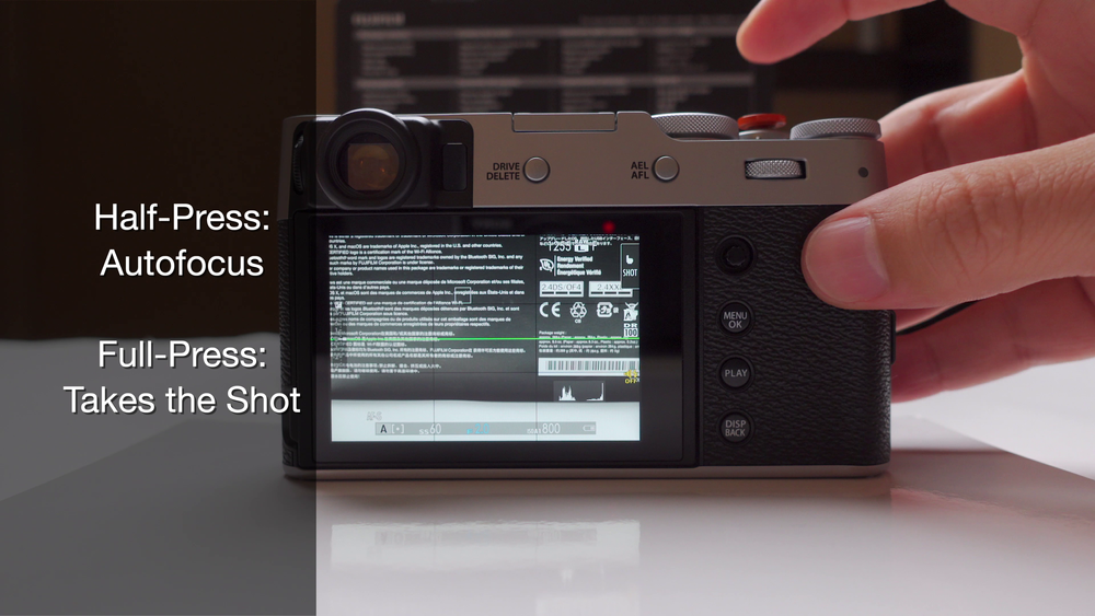 Fujifilm X-Pro1 Back-button Focusing (AF-L)