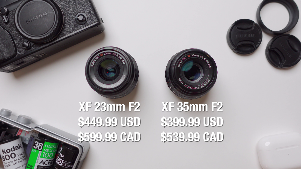 Your First Fujifilm Prime? - 23mm F2 Vs 35mm F2 Lens